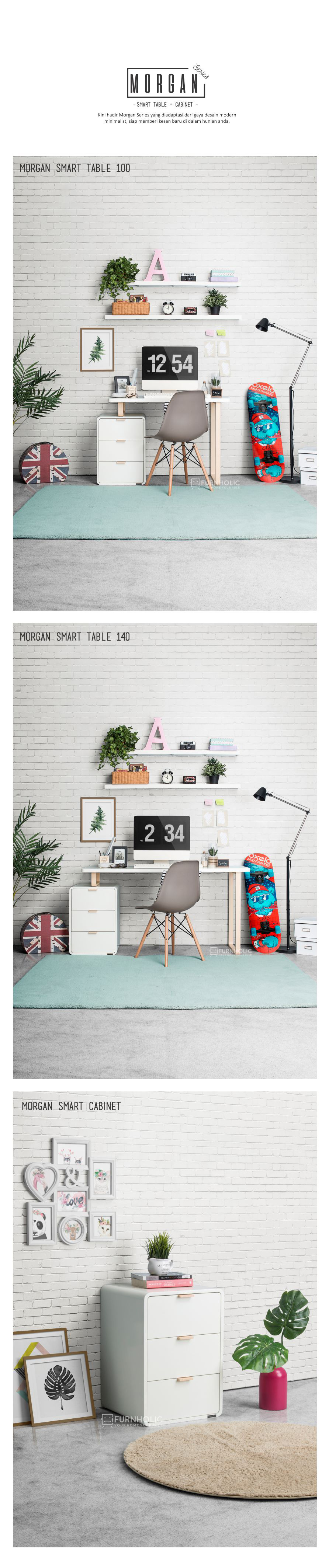 Morgan Smart Cabinet (White)