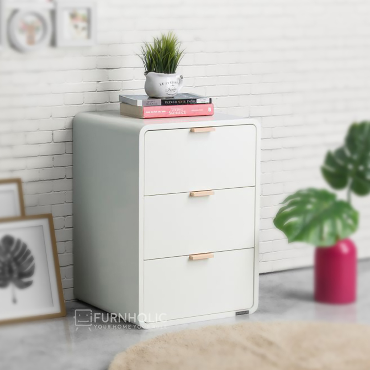 Morgan Smart Cabinet (White)