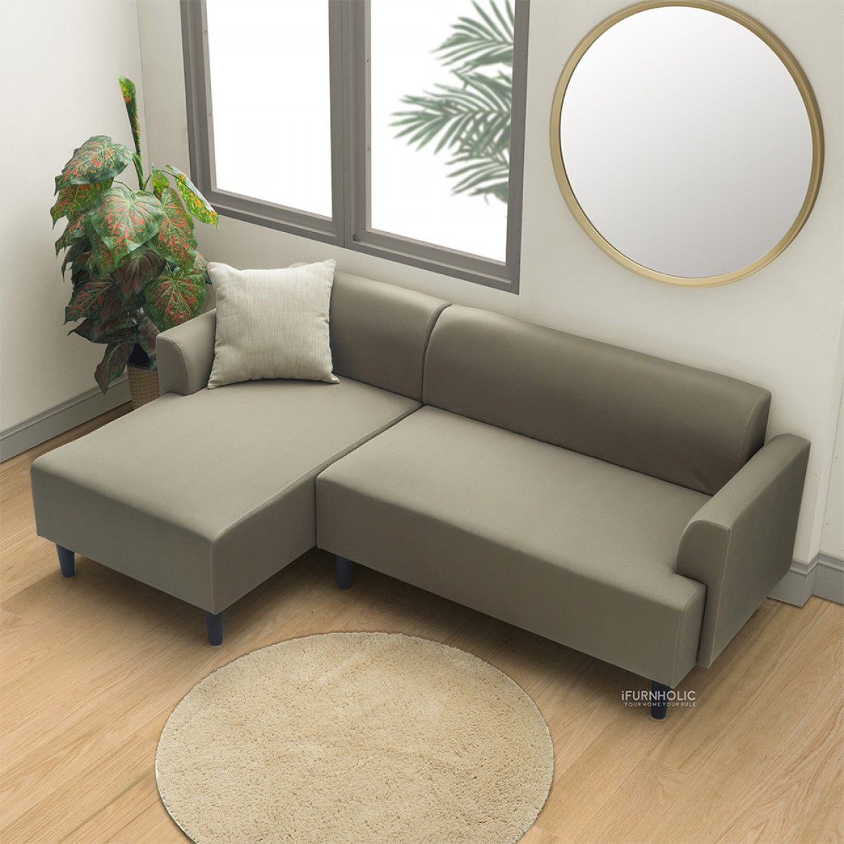 Skona Sofa L (Olive)